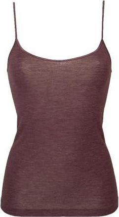 Ragno Top Femme Caraco Maillot 85% Laine mérinos et 15% Soie Article 07402E, A79M Plum perfe, M