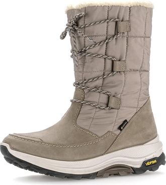 Gabor Damen Combat Boots, Frauen Stiefeletten,Winterschuhe,gef&uuml;ttert,Stiefel,Bootee,Booties,halbstiefel,Kurzstiefel,Fango (Webl.),40 EU / 6.5 UK