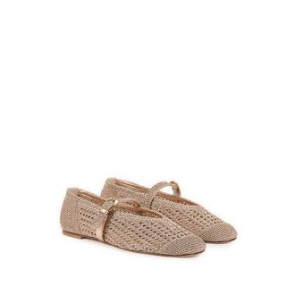 Stuart Weitzman Mules Leora Mary Jane brillantes &agrave; boucle
