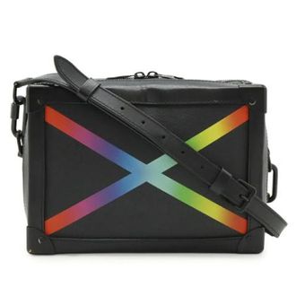 Louis Vuitton Pre-owned Taiga Rainbow Soft Trunk Schultertasche - - Pre-owned - Damen - Schwarzk - ONE SIZE