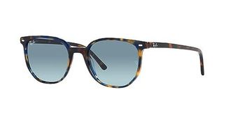 Ray-Ban Lunettes de Soleil ELLIOT RB 2197 Yellow & Blue Havana/Blue Grey Shaded 52/19/145 unisexe