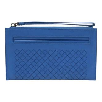 Bottega Veneta Pre-owned Intrecciato Clutch - - Pre-owned - Damen - Blau - ONE SIZE
