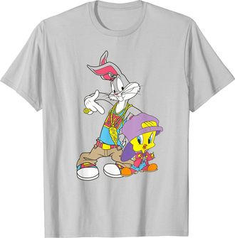 Looney Tunes Looney Tunes Bugs Bunny And Tweety Hip Hop T-Shirt