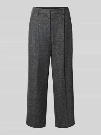 Luisa Cerano Straight Fit Hose mit Viskose-Woll-Anteil