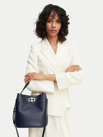 Furla Handtasche Furla Amelia M Bucket WB01953 HSF000 CN 4852S Dunkelblau