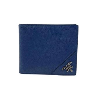 Prada Pre-owned 2M0513 Portefeuille - Homme - Pre-owned - Bleu - Taille: ONE Size