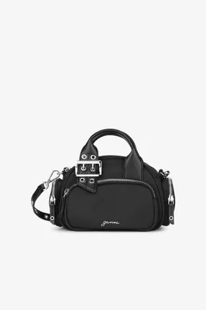 Ganni Mini sac Polochon noir