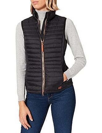 Camel Active 3602509E50 Gilet, Noir, 42 Femme