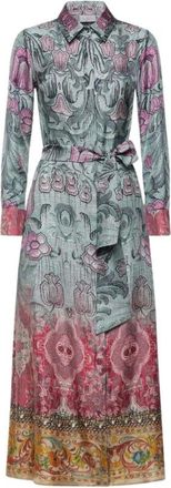 Pierre-Louis Mascia Femme, Robes, Multicolore, Taille: 40 FR Aloe Robe Chemise