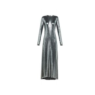 Forte_Forte Jersey Lam&eacute; Kleid - - Dresses - Damen - Grau - XS