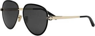 Bulgari Authentische Serpenti Forever Brille - - Accessories - unisex - Gelb - 59 MM