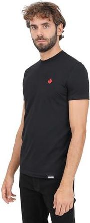 Dsquared2 T-shirt pour homme D9M205470 Noir, Noir, Small