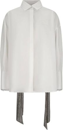 Giuseppe Di Morabito Femme, Blouses et Chemises, Blanc, Taille: 36 FR Camicia Over