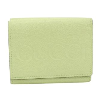 Gucci Pre-owned Tri-fold Wallet - - Pre-owned - Damen - Gr&uuml;n - ONE SIZE