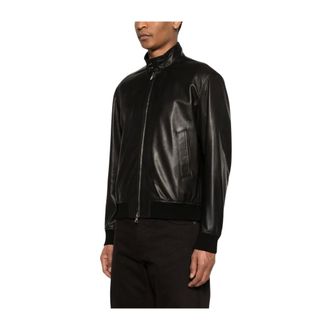 Tagliatore Homme, Vestes, Noir, Taille: XL Ice Leather Jacket