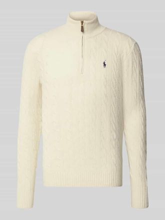 Polo Ralph Lauren Regular Fit Troyer aus Woll-Kaschmir-Mix