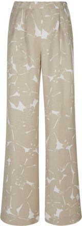 Margittes Wide Fit-Hose Margittes beige
