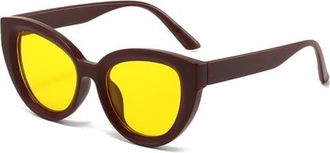 Generic Lunettes De Soleil Sport For Hommes En Plein Air, For La Conduite Ville Et Les Femmes(Yellow)