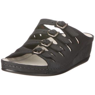 Berkemann 00737 Atlanta Hassel, Damen Clogs & Pantoletten, Blau (dunkelblau 320), EU 36 1/3, (UK 3.5)