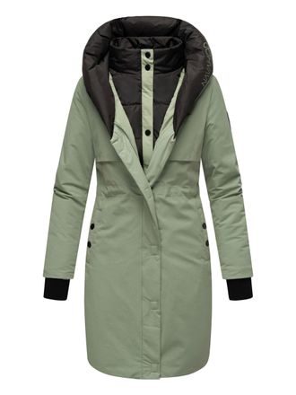 Navahoo Damen Winterjacke Snowelf - Leicht & Warm mit Magnetverschluss