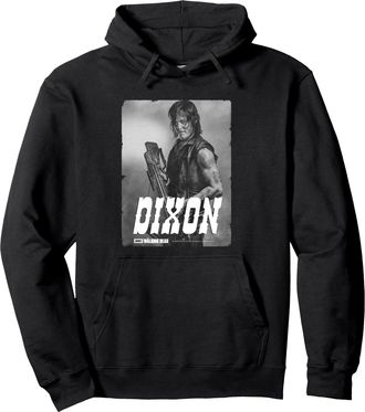 The Walking Dead Daryl Silver Portrait Pullover Hoodie