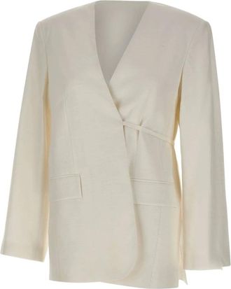 Birgitte Herskind Femme, Vestes, Blanc, Taille: 38 FR Indiana Oversized Blazer