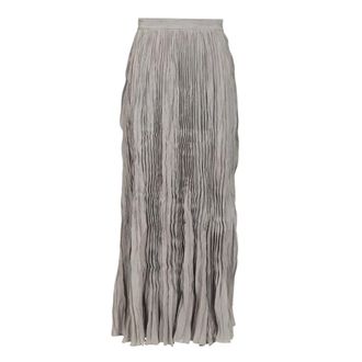 Toteme Femme, Jupes, Gris, Taille: 32 FR Jupe Pliss&eacute; Froiss&eacute;