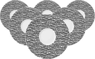 SELTMANN WEIDEN Life Fashion Kombi-Untertassen &oslash; 16,5 cm - 6er Set - Porzellan Unterteller f&uuml;r Milchkaffee- & Kaffeetassen - Modernes Design, Sp&uuml;lmaschinenfest & Mikr