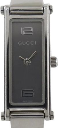 Gucci Montre Pre-owned 1500L - Femme - Pre-owned - Noir - Taille: ONE Size