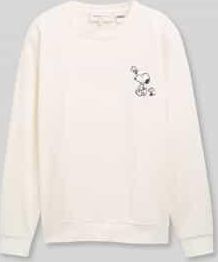 Tom Tailor Denim Relaxed Fit Sweatshirt aus Baumwoll-Mix mit Peanuts-Print