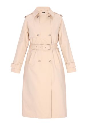 Faina Mantel Frauen hellbeige