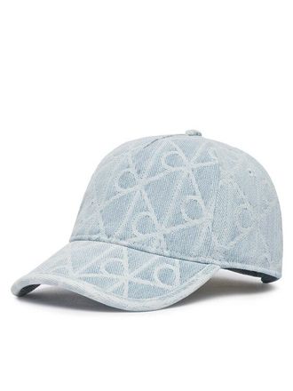 Calvin Klein Cap Aop Jacquard Denim Bb Cap LV04F5069G Blau