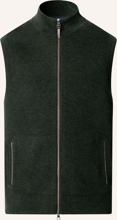 Hackett Pullover Milano Knit Gilet gruen