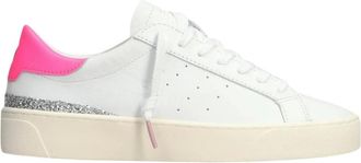 D.A.T.E. D.a.t.e., Femme, Chaussures, Blanc, Taille: 38 EU Sonica Calf Baskets