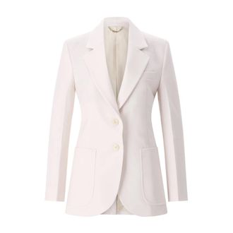 Victoria Beckham Femme, Vestes, Rose, Taille: 44 FR Blazer Tailleur Crois&eacute; &agrave; Deux Boutons