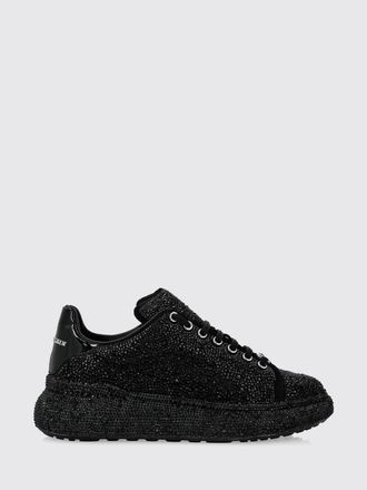 Philipp Plein Plateau-Sneaker aus Leder mit bestickten Details und Strass
