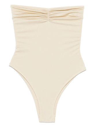 MC2 Saint Barth Trägerloser Badeanzug - Nude