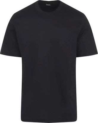 Ermenegildo Zegna T-shirt col rond - Homme - Tops - Noir - Taille: 3XL