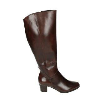 Everybody By B.Z Moda Braune Leder High Heel Stiefel - - Shoes - Damen - Braun - 40 EU
