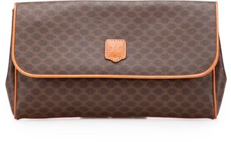 Celine Clutches - Macadam Coated Canvas Clutch - Gr. unisize - in Braun - f&uuml;r Damen