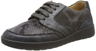 Ganter Damen SENSITIV Klara-K Derbys, Grau (Antrazit/Graphit 62630), 44 EU X-Weit
