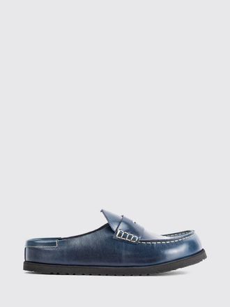 Birkenstock Mules 1774 Naples en cuir avec barrette et bout rond