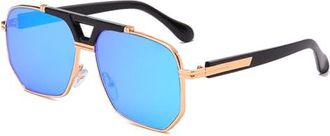 Generic JMIPO-Lunettes de soleil surdimensionnées de luxe rétro pour homme classique élégant conduite pêche UV400 grandes lunettes de soleil 2026