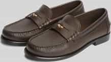 Tommy Hilfiger Loafer aus echtem Rindsleder mit Logo-Detail