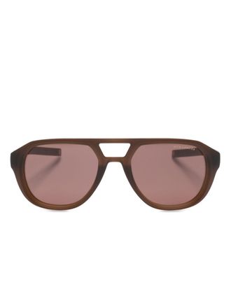 Dita Eyewear lunettes de soleil LSA-707 &agrave; monture pilote - Marron
