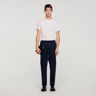 Sandro Elastische Hose mit geradem Schnitt