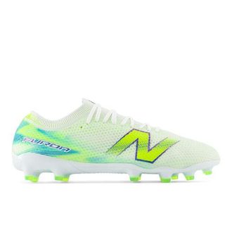 New Balance Unisex Furon Elite MG V9 in Wei&szlig;/Gr&uuml;n, Synthetik, Gr&ouml;&szlig;e 39.5