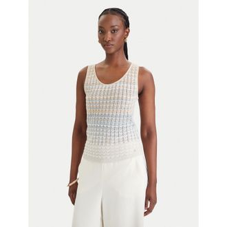 Guess Top W6GR08 Z0589 Beige Regular Fit