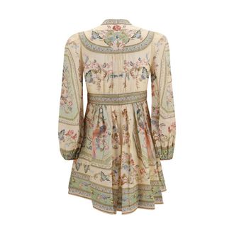 Zimmermann Womens Multicolor Linen Casual Dress