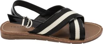 Chattawak Damen 7TiffanyNoir41 Sandale, Schwarz, 41 EU Schmal